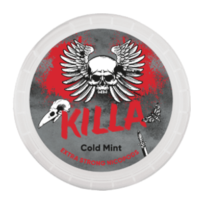 Snus KILLA Cold Mint Extra Strong 13,2 mg | Nicopouches.fr